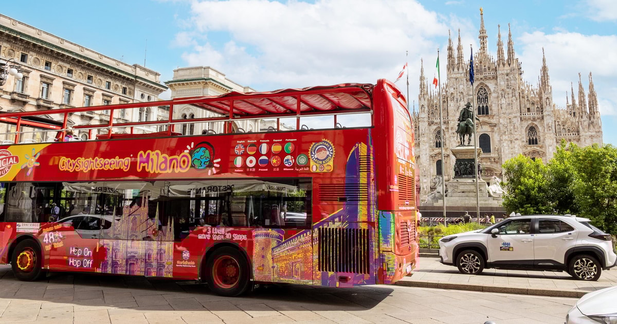 Milan: City Sightseeing Hop-On Hop-Off Bus with Audio Guide | GetYourGuide
