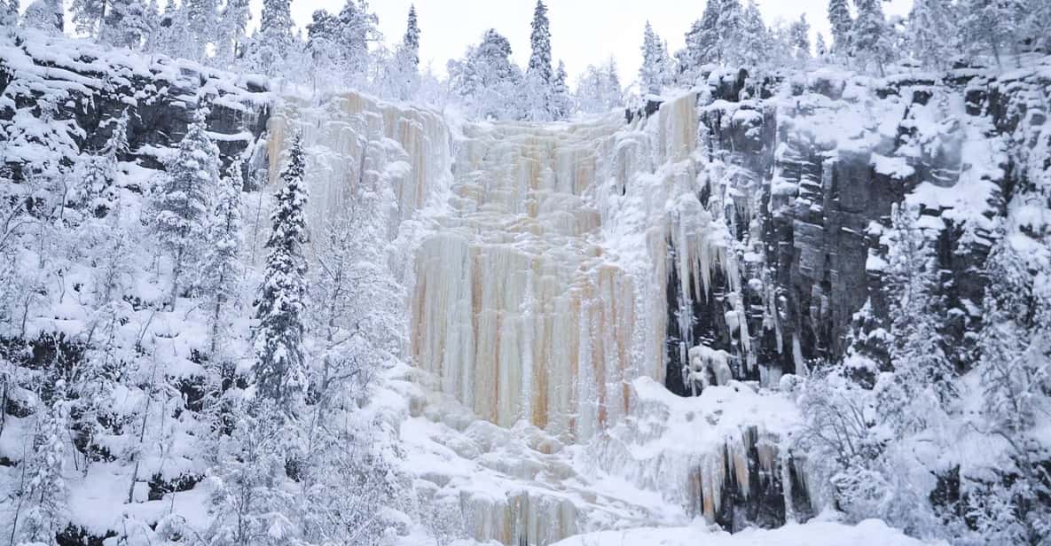 Vanuit Rovaniemi: Korouoma & Auttiköngäs Bevroren Watervallen ...