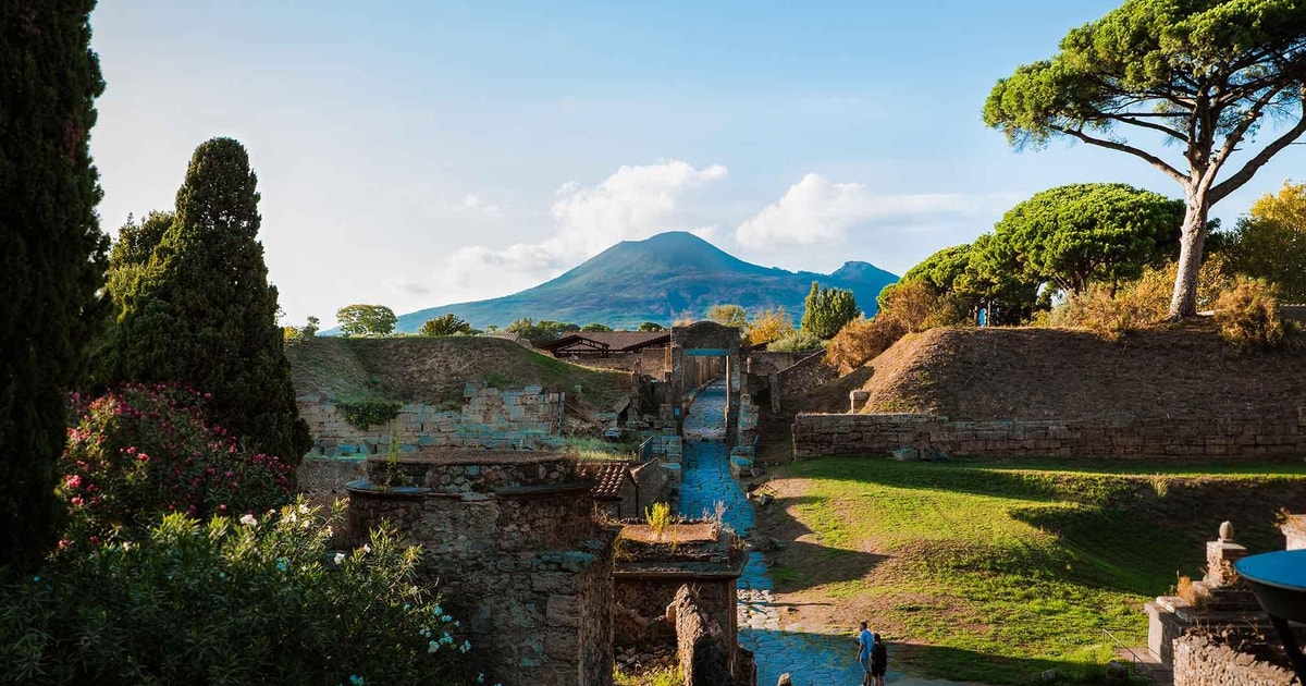 From Naples: Guided Walking Tour of Pompeii with Entrance and Train ...