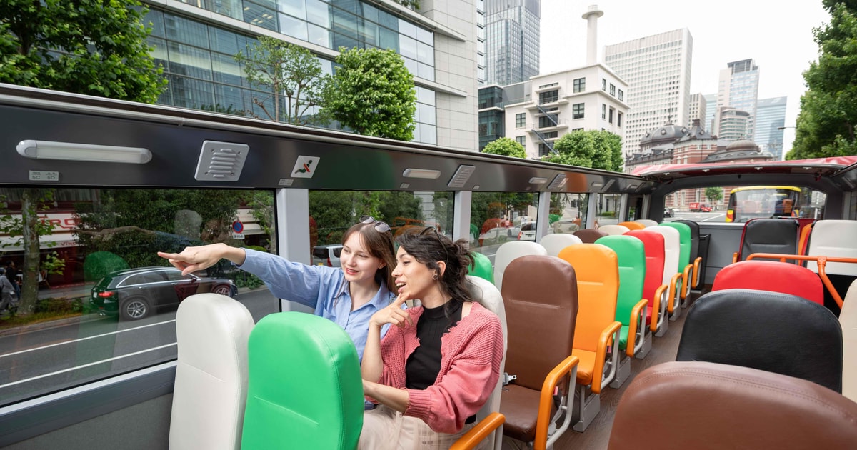 Tokyo: 60min Panoramic Open Top Bus Tour with Audio Guide | GetYourGuide
