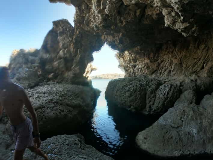 From Faliraki : Speedboat tour kalithea caves&antony kouin | GetYourGuide