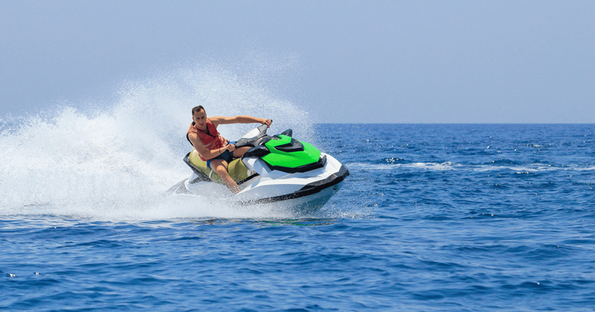 Jetski with Crystal Kayak, UFO Ride, and Paddle Board | GetYourGuide