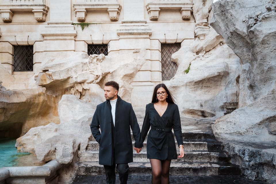 Rome: Romantic Couple Photoshoot at the Trevi Fountain | GetYourGuide