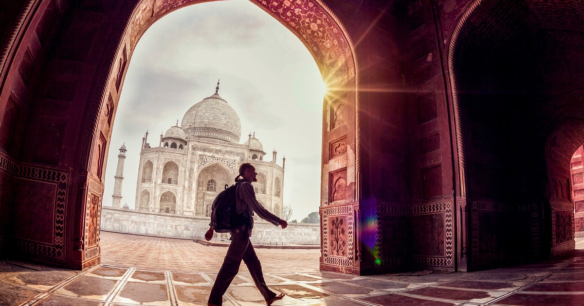 Taj Mahal Sunrise with Agra Fort by Tuk-Tuk | GetYourGuide