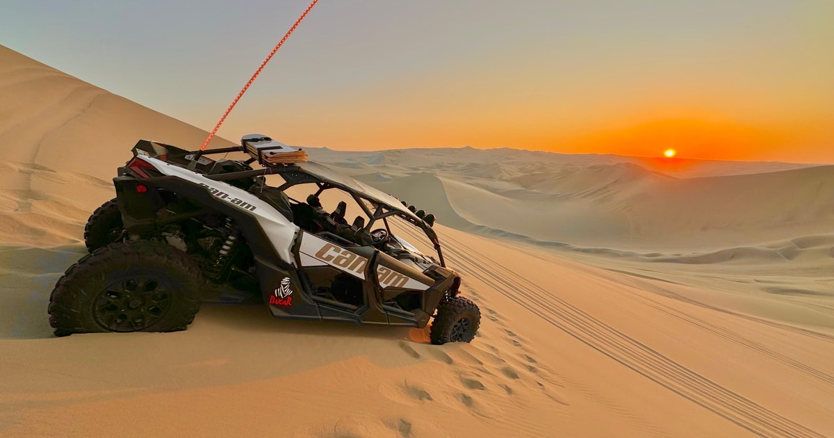 In Ica: 4x4 Buggies + sandboarding at the huacachina oasis | GetYourGuide