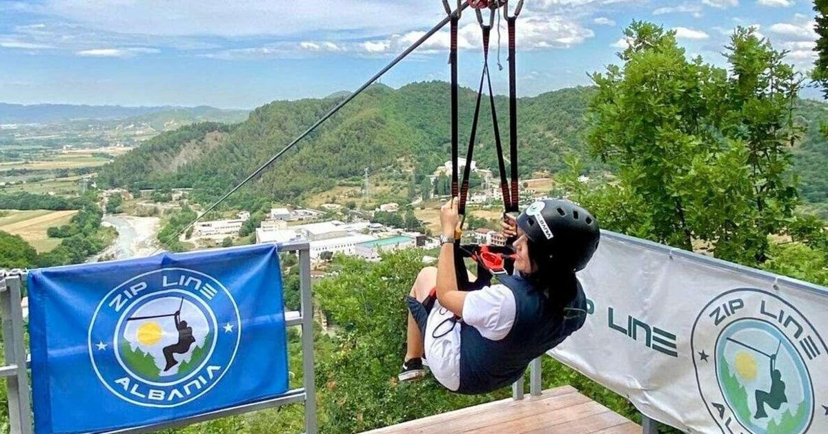 The longest Zipline in Balkan and Castle tour from Tirana | GetYourGuide