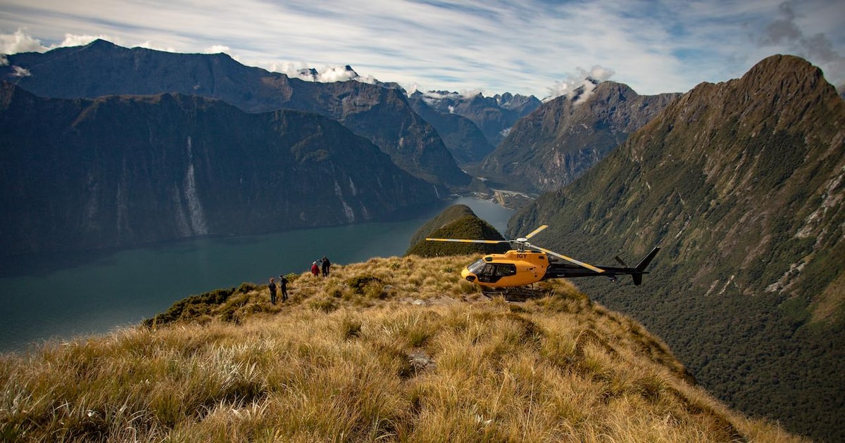 Milford Sound Heli | 1,5 time med landing i alperne og Earnslaw ...