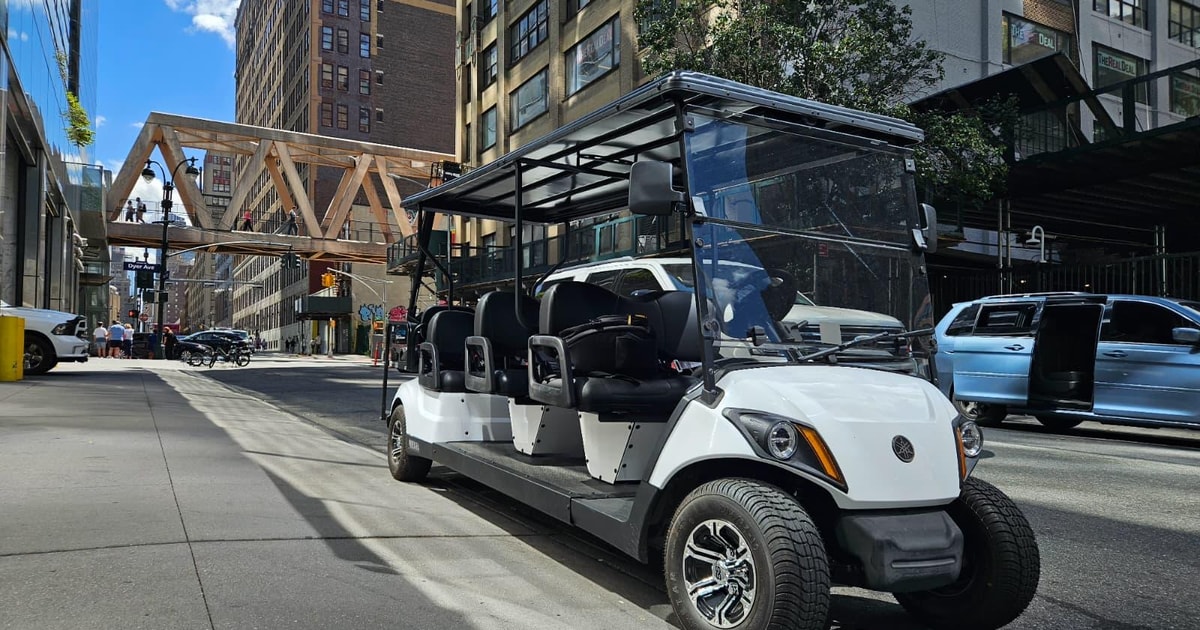 NYC:Guided Cart Tour Manhattan Landmarks, Celebs&Hidden Gems | GetYourGuide