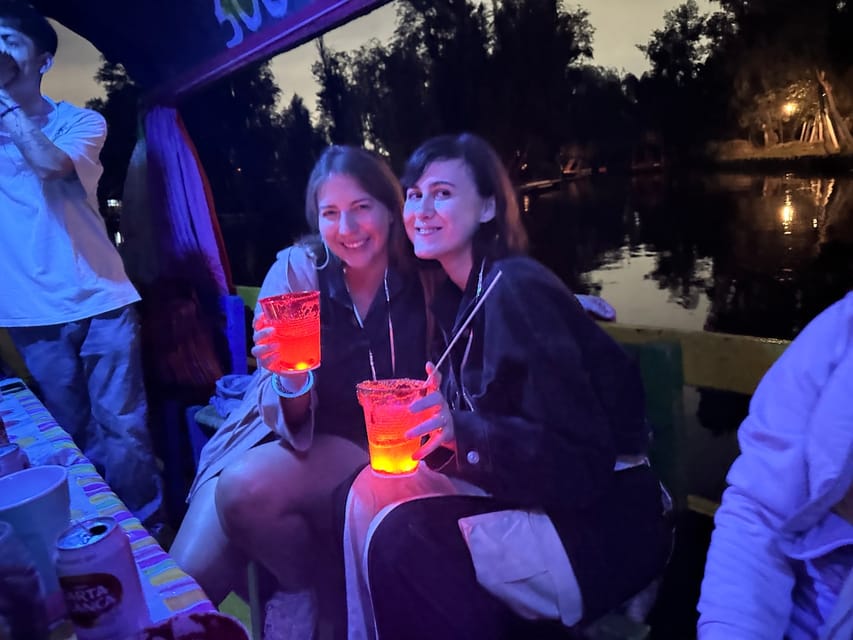 Mexico City: Xochimilco Neon Night Traditional Boat Party | GetYourGuide