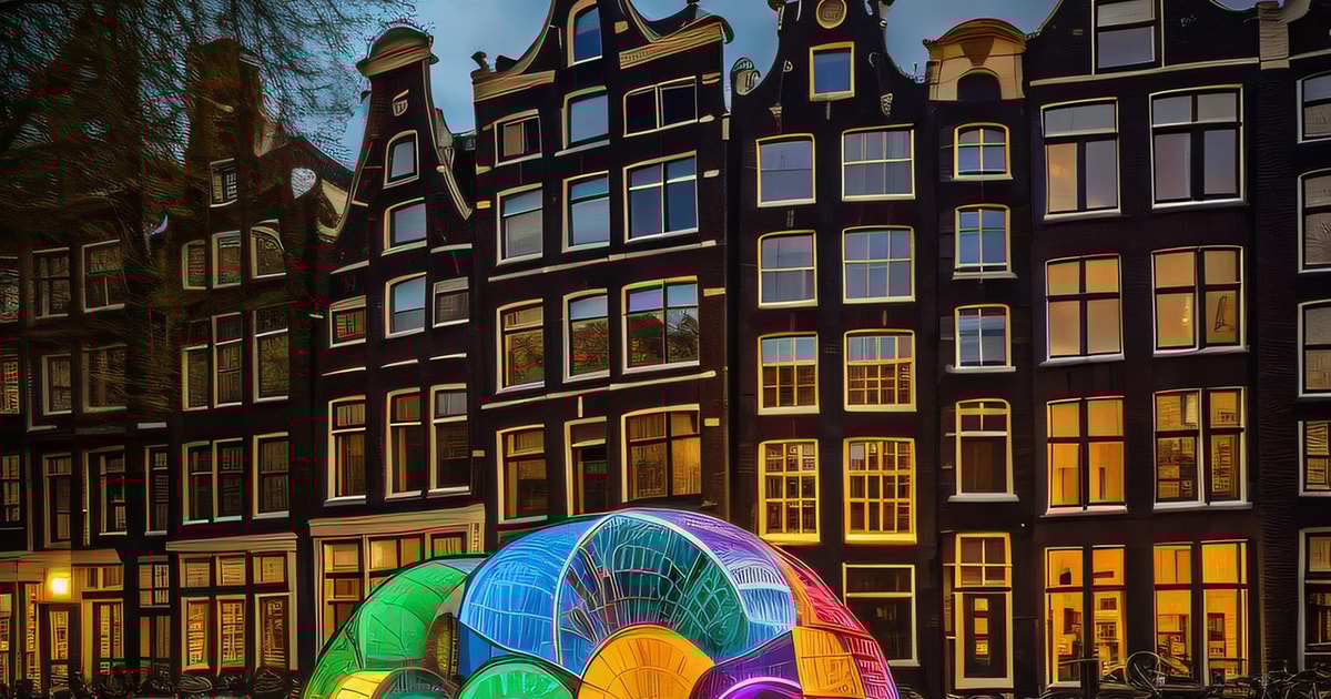 Amsterdam: Light Festival Tour w/ Unlimited Snacks & Drinks | GetYourGuide
