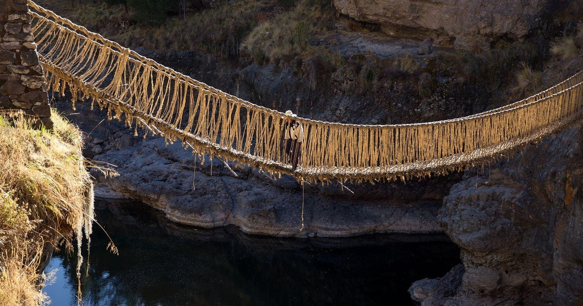 Inca Bridge Qeswachaka the last surviving Inca bridge 1 day | GetYourGuide