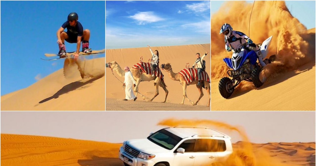 Qatar: Private Sunset Desert Safari, Camel Ride, Inland sea | GetYourGuide