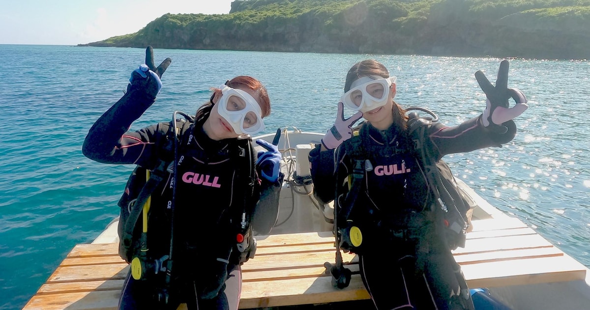 Okinawa: Boat Fun Diving at Minna, Sesoko or Motobu | GetYourGuide