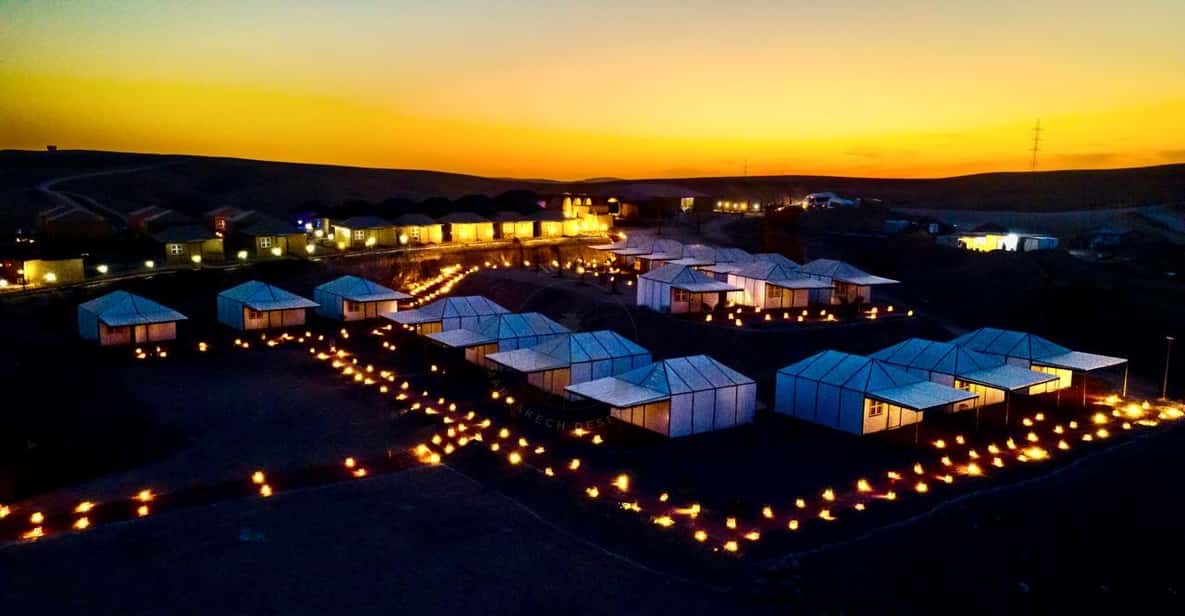 From Marrakech: Overnight Agafay Desert Safari with Dinner | GetYourGuide