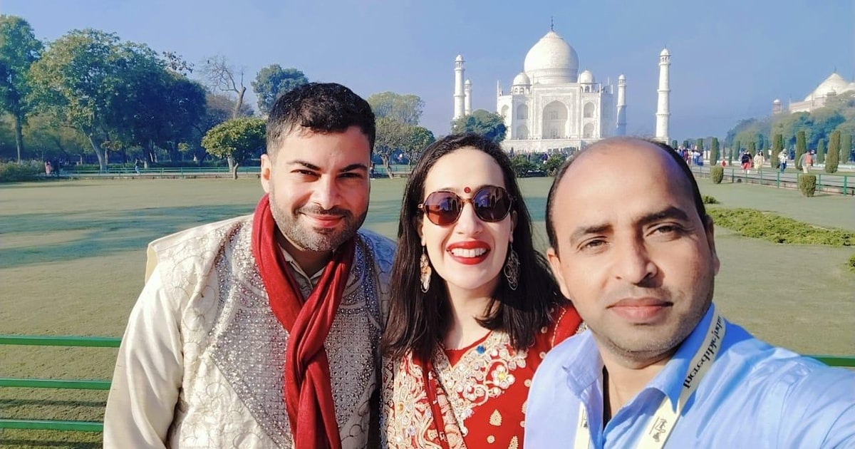 De Delhi : Visite du Taj Mahal et de la ville d'Agra en voiture (nuit ...