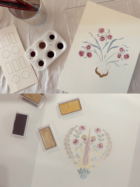 Watercolour Painting Class: Traditional Floral Motifs | GetYourGuide