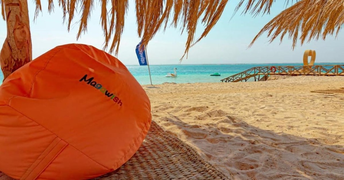 Hurghada: Magawish Island Boat Trip with Lunch & Transfers | GetYourGuide