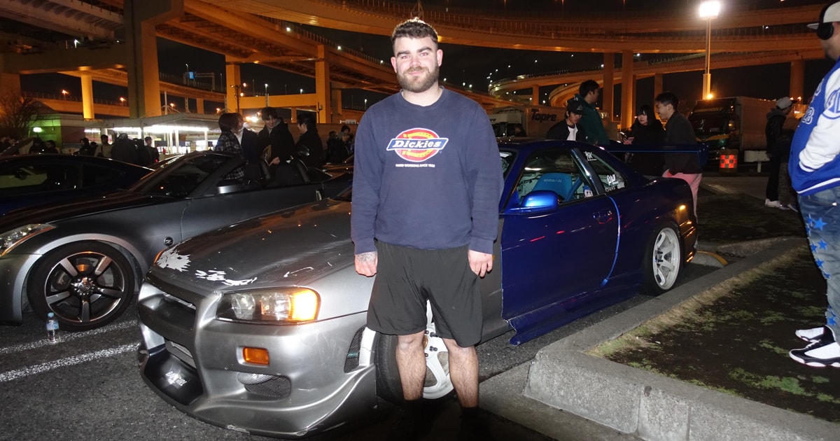 Tokio: Daikoku Auto Meetup & avondtour door de stad met lokale gids ...