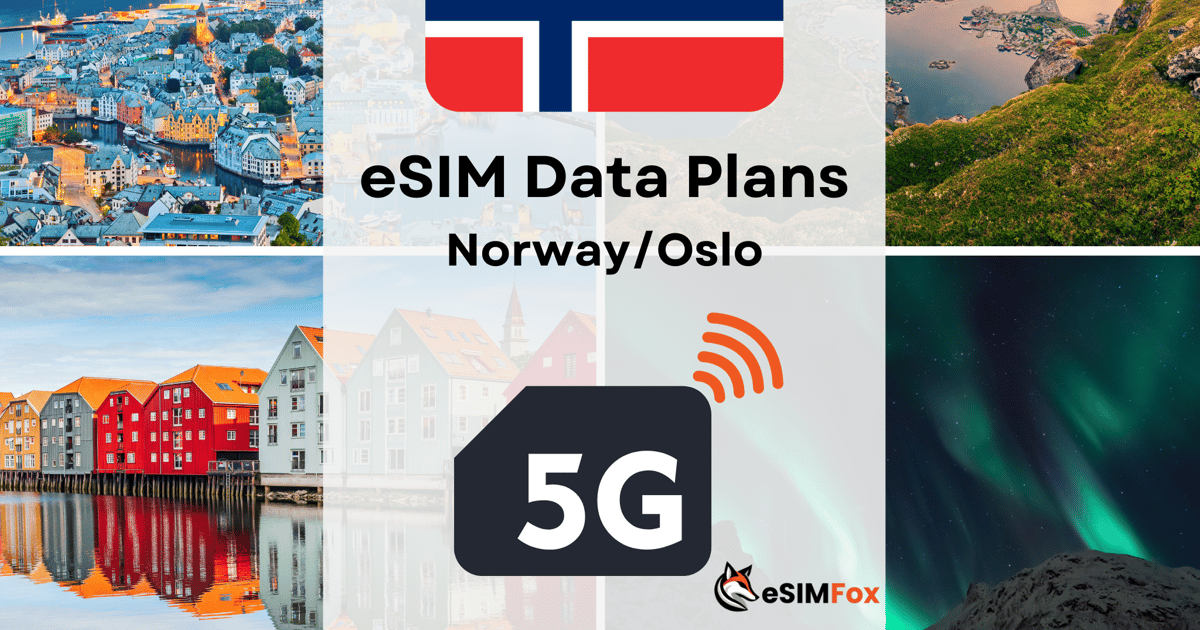 オスロ: ノルウェー高速 4G/5G 向け eSIM インターネット データ プラン | GetYourGuide