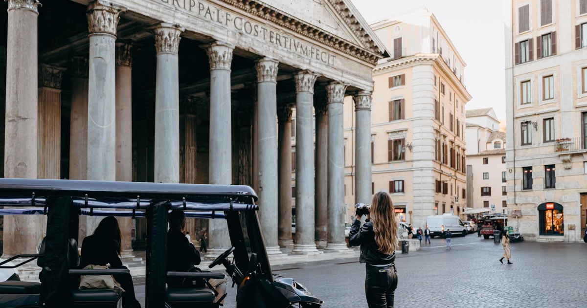 DAS IKONISCHE ROM: Private Golfcart-Tour | GetYourGuide