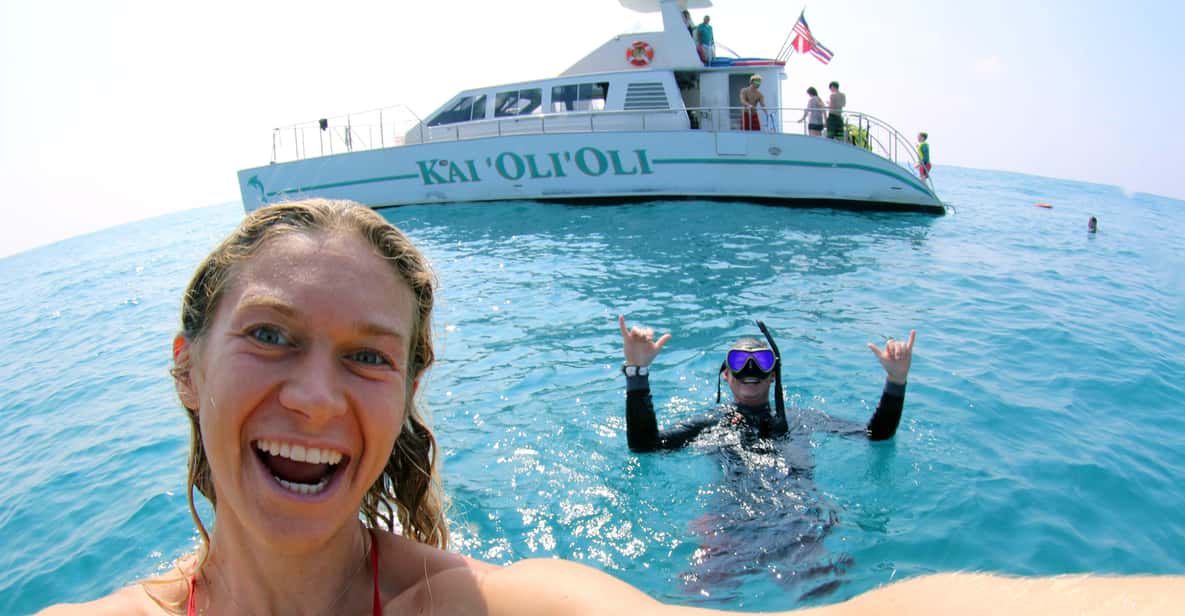 Oahu: Snorkeling & Dolphin Watch Cruise with Hawaiian Buffet | GetYourGuide