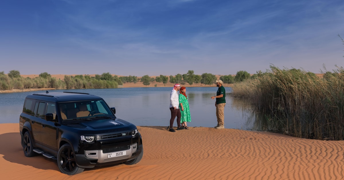 Dubai: Sunrise Balloon Flight with Pvt Land Rover Defender | GetYourGuide