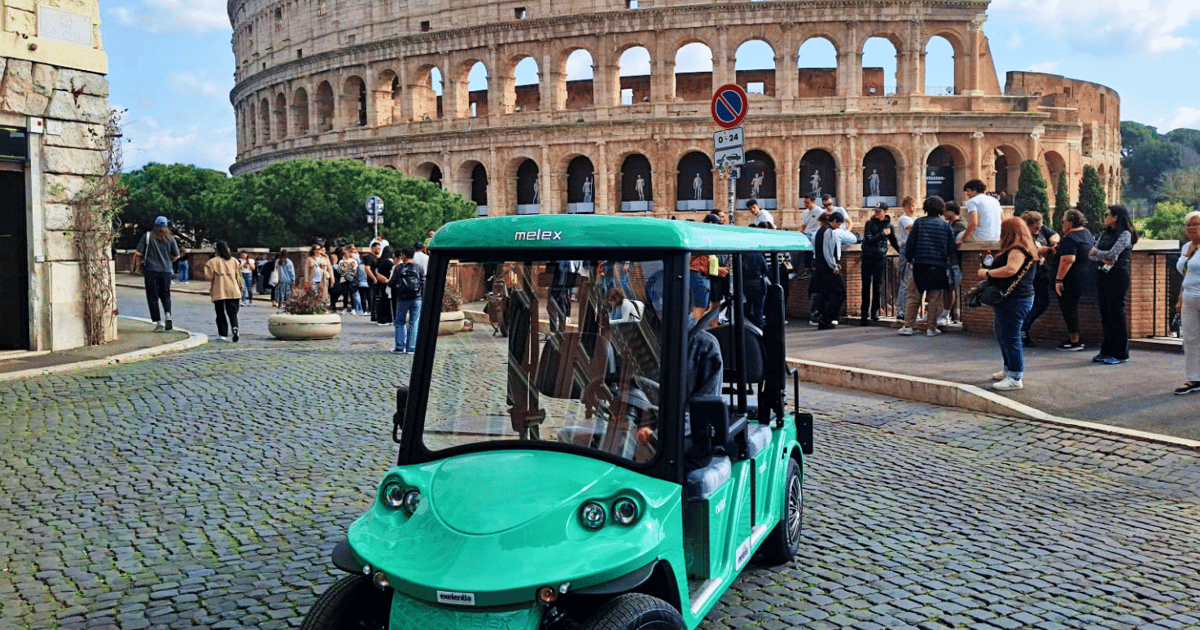 Rome: Guided Colosseum Tour & Golf Cart City Tour with Pasta | GetYourGuide