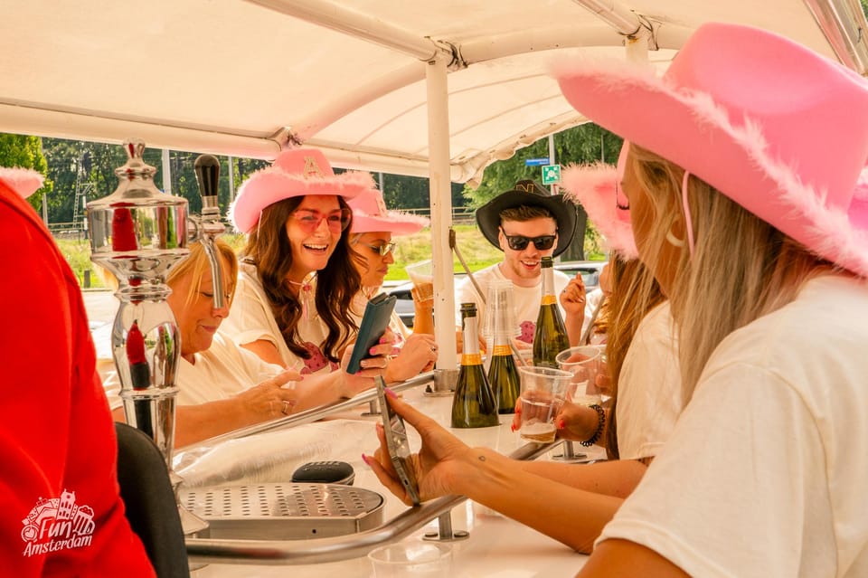 Amsterdam: Dutch Prosecco Party Bike | GetYourGuide
