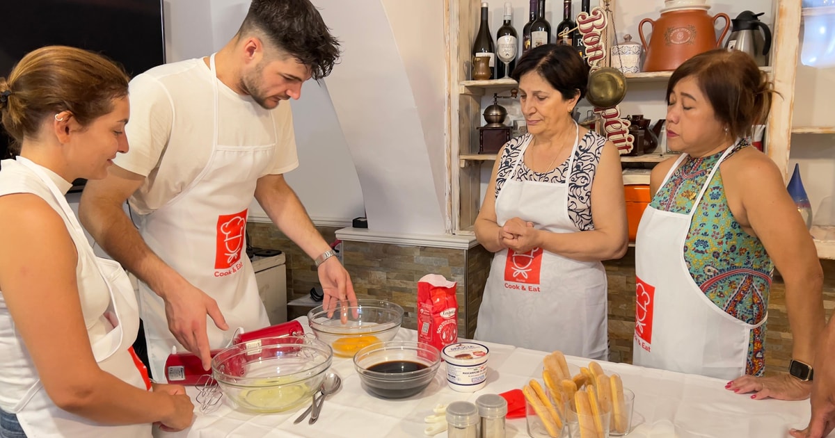 Rome: Pasta and Tiramisu Cooking Class with Wine | GetYourGuide