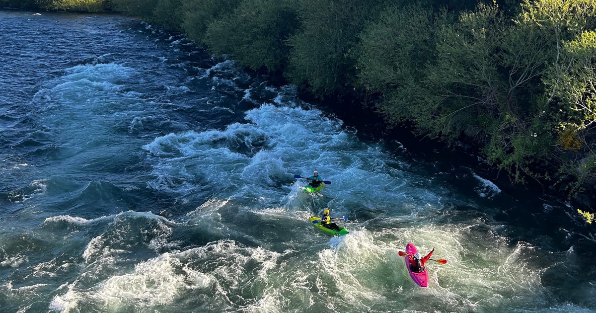 Pucón: Guided Kayak Trip on Liucura river with photos/videos | GetYourGuide