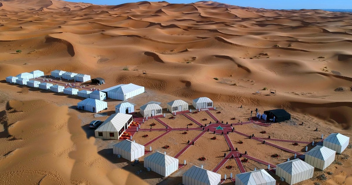 Merzouga: 2 Day tour from Fes Luxury camp W/ AC & Camel ride | GetYourGuide