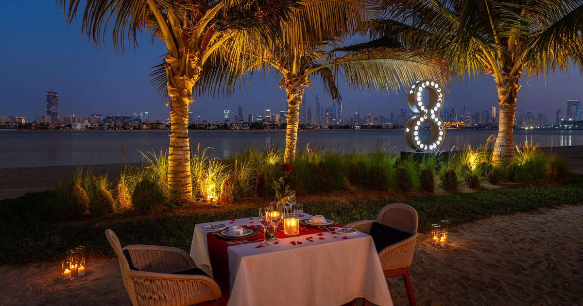 Dubai: Valentine's Romantic Beach Dinner | GetYourGuide