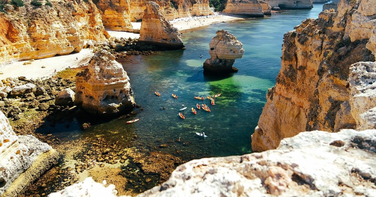 Benagil: Guided kayak experience to the Benagil Cave | GetYourGuide