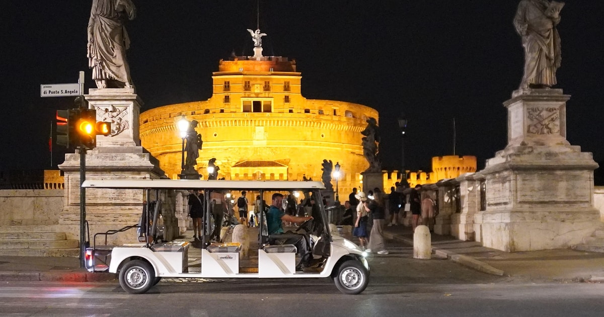 Roms Golden Hour Golf Cart Tour | GetYourGuide