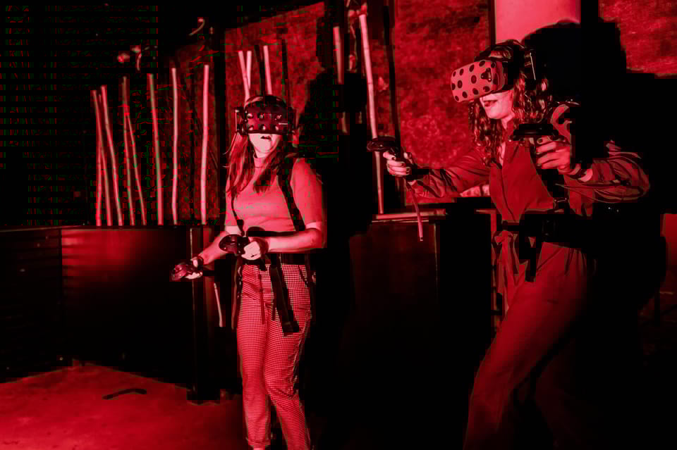 Amsterdam: A’DAM VR Game Park Zombie Shooter Free Roaming | GetYourGuide