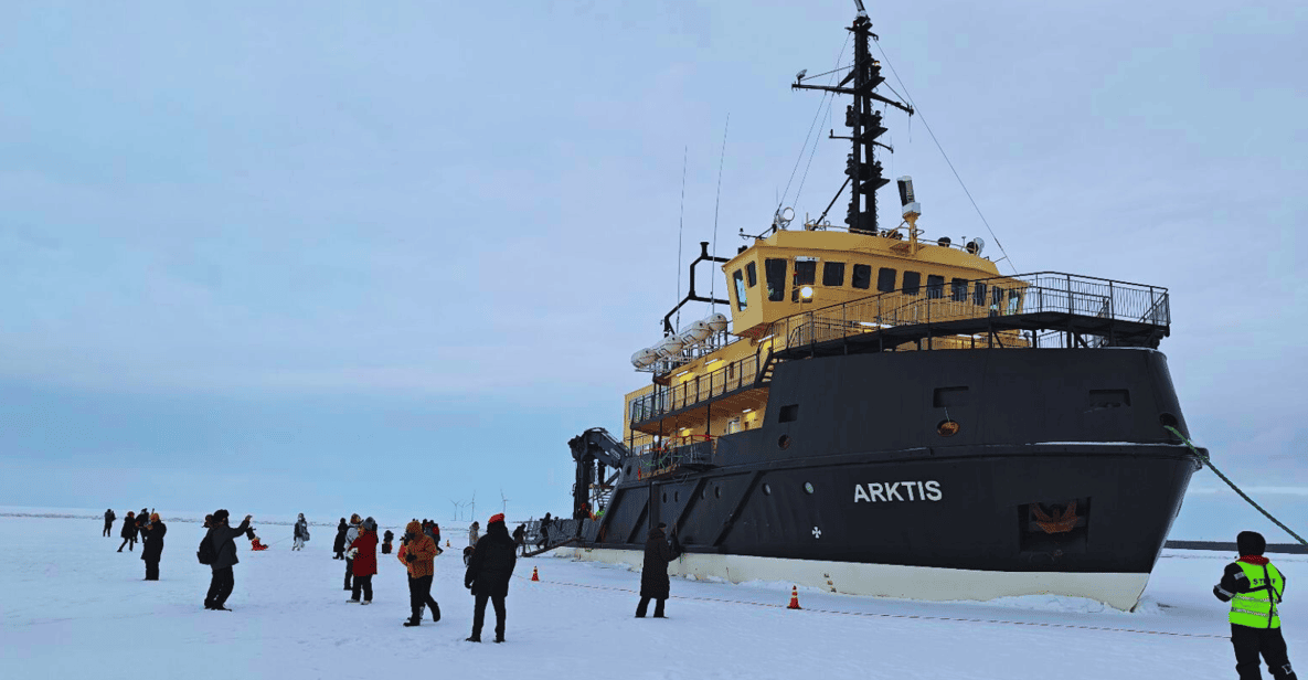 Haparanda/Tornio: Icebreaker Arktis Cruise with Ice Floating | GetYourGuide