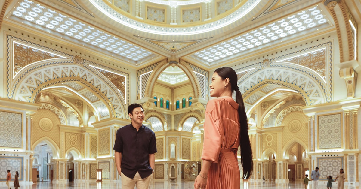Fra Dubai: Grand Mosque & Qasr Al Watan morgentur | GetYourGuide