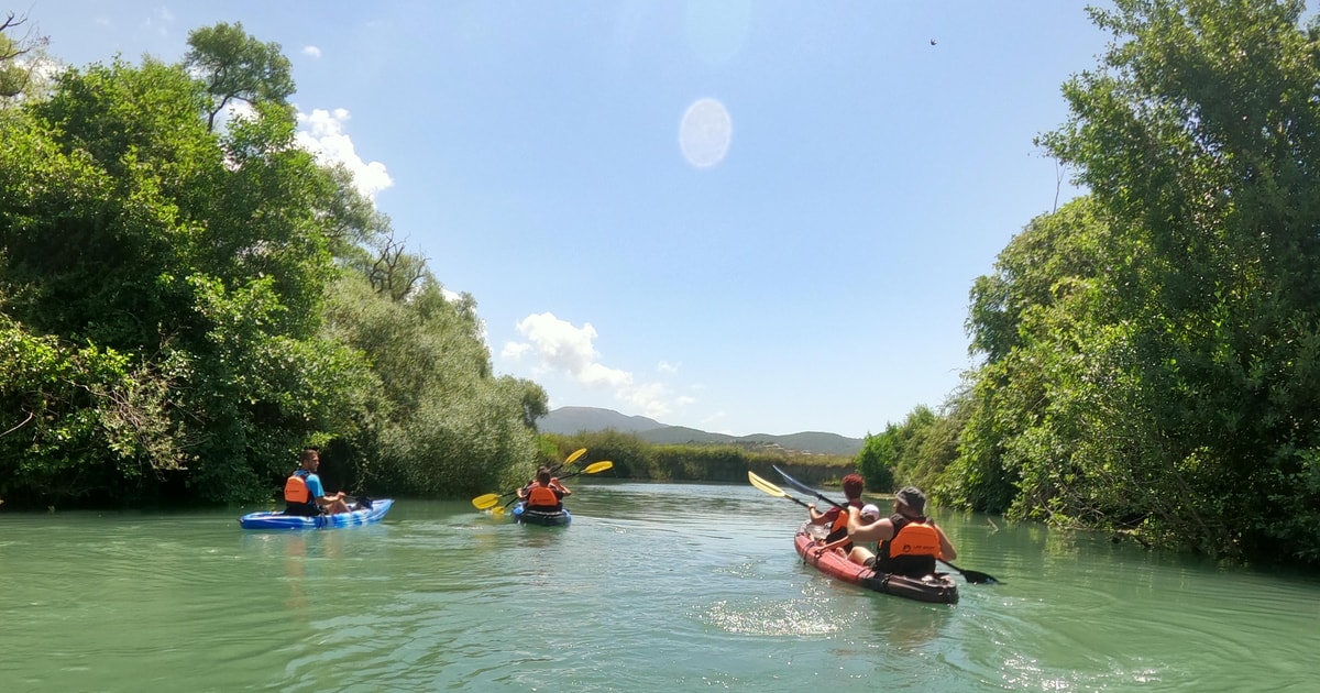 Parga: Acheron River Kayaking Adventure 5.5 km | GetYourGuide