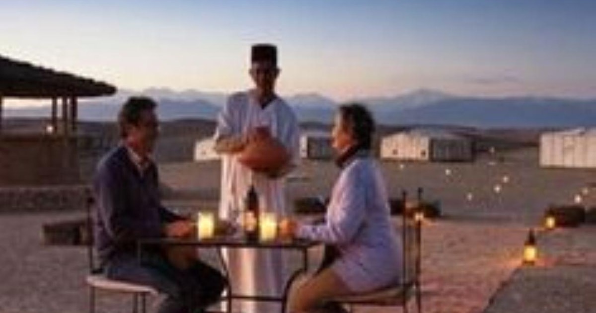 Marrakech:Sunset Dinner in the Agafay Desert | GetYourGuide