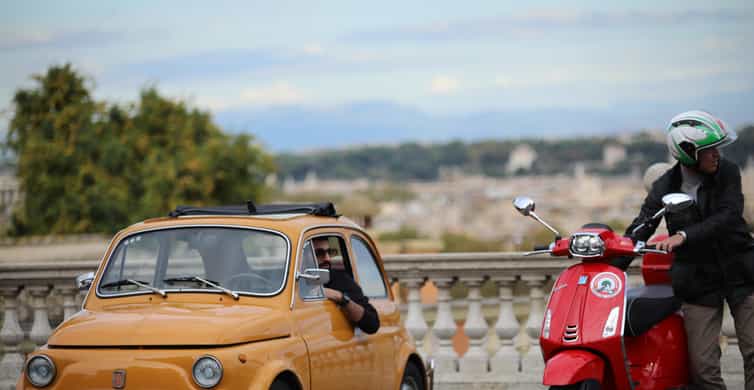 Rome Fiat 500 Vintage City Photo Tour | GetYourGuide