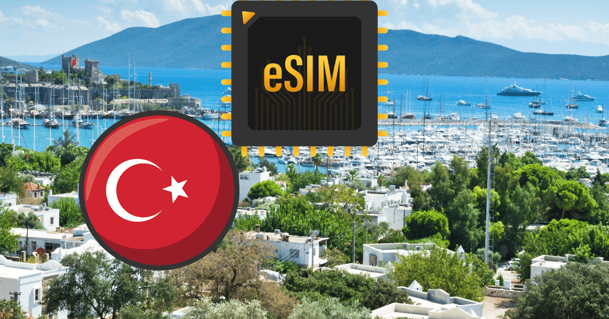 eSIM Bodrum: Internet Data Plan for Turkey high-speed 4G/5G | GetYourGuide