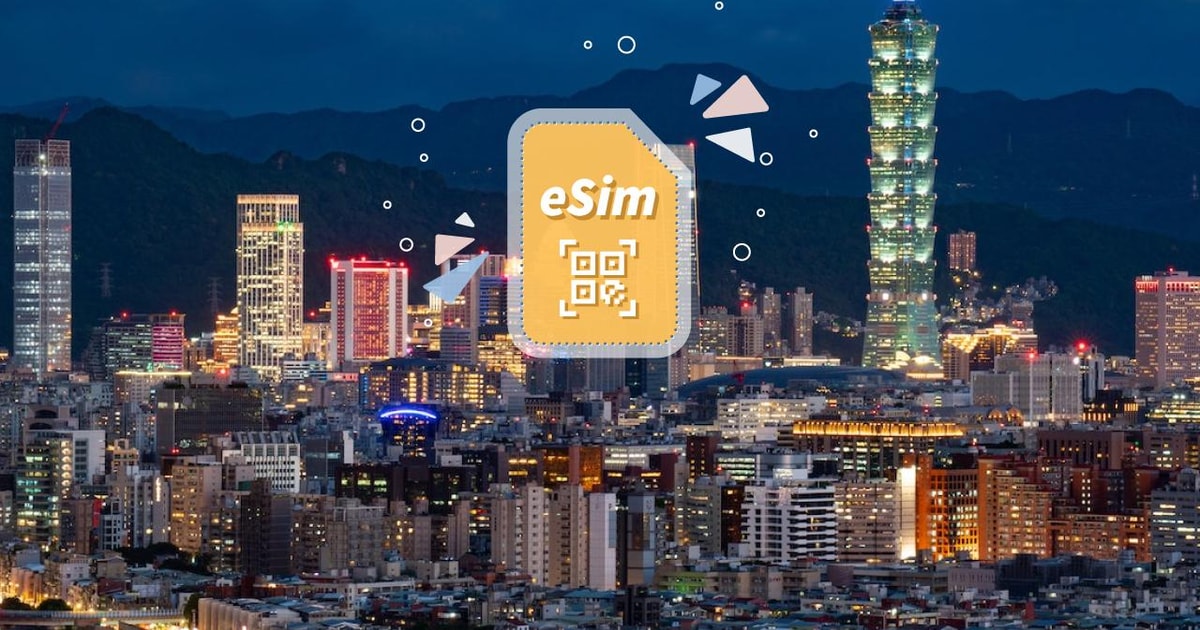 Tchaj-wan: Mobilní datový plán eSim | GetYourGuide