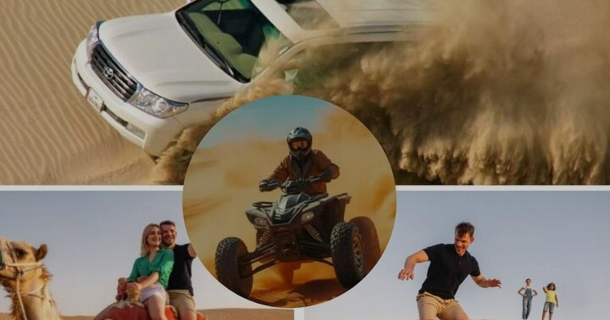Doha: Halvdagssafari i öknen, kamelridning och Quid bike | GetYourGuide