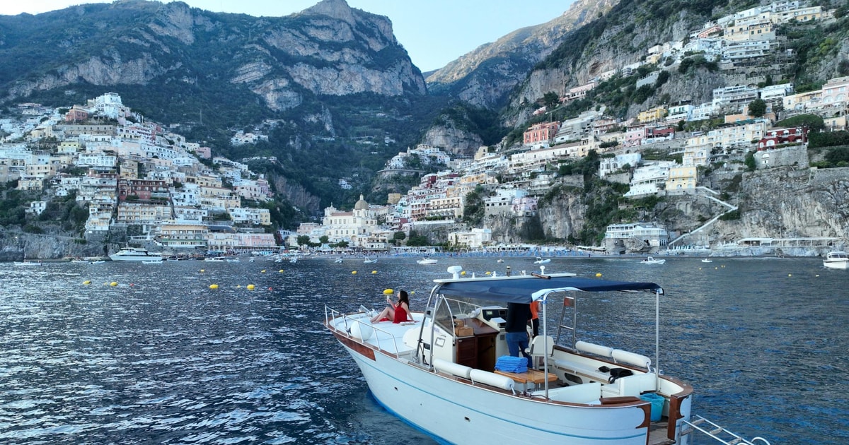 From Positano/Praiano: 1h 30 min Private Sunset Cruise | GetYourGuide