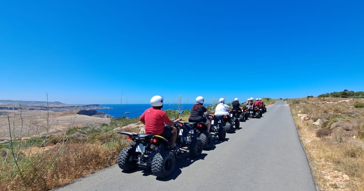 Malta Nord: Tour in quad con paesaggi terrestri, marini e balneari ...