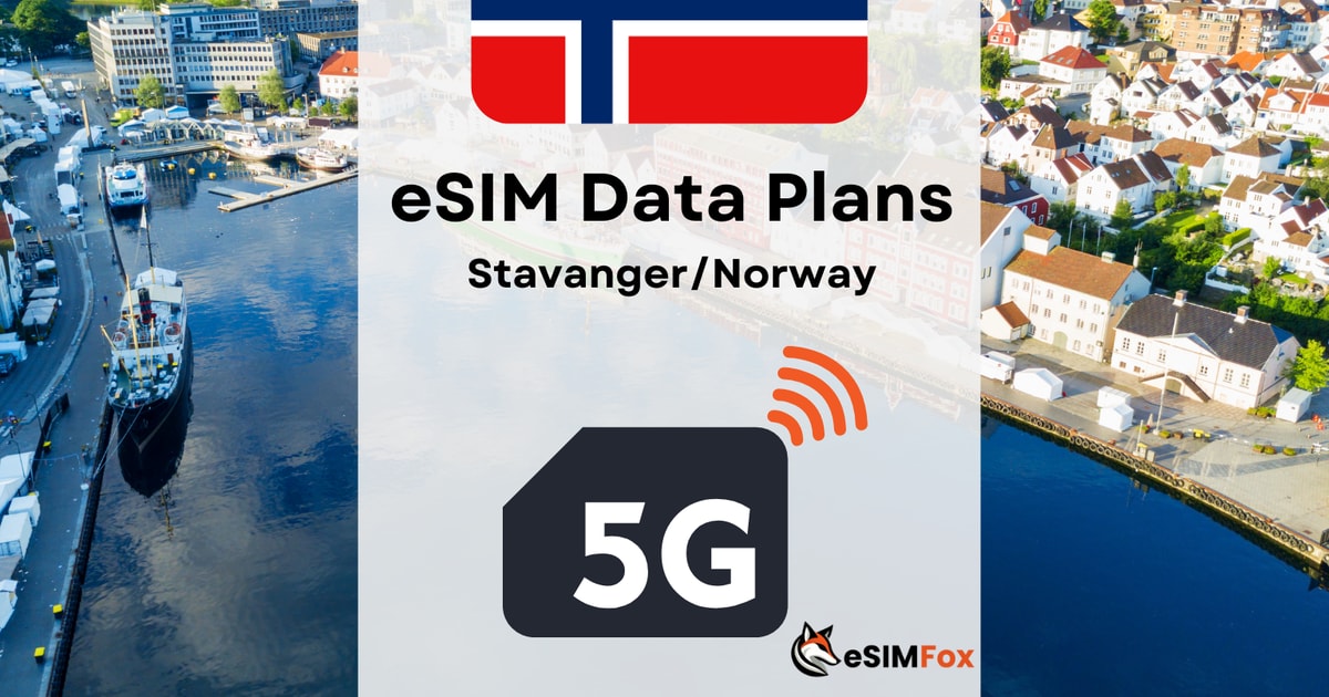Stavanger : eSIM Internet Data Plan for Norway 4G/5G | GetYourGuide