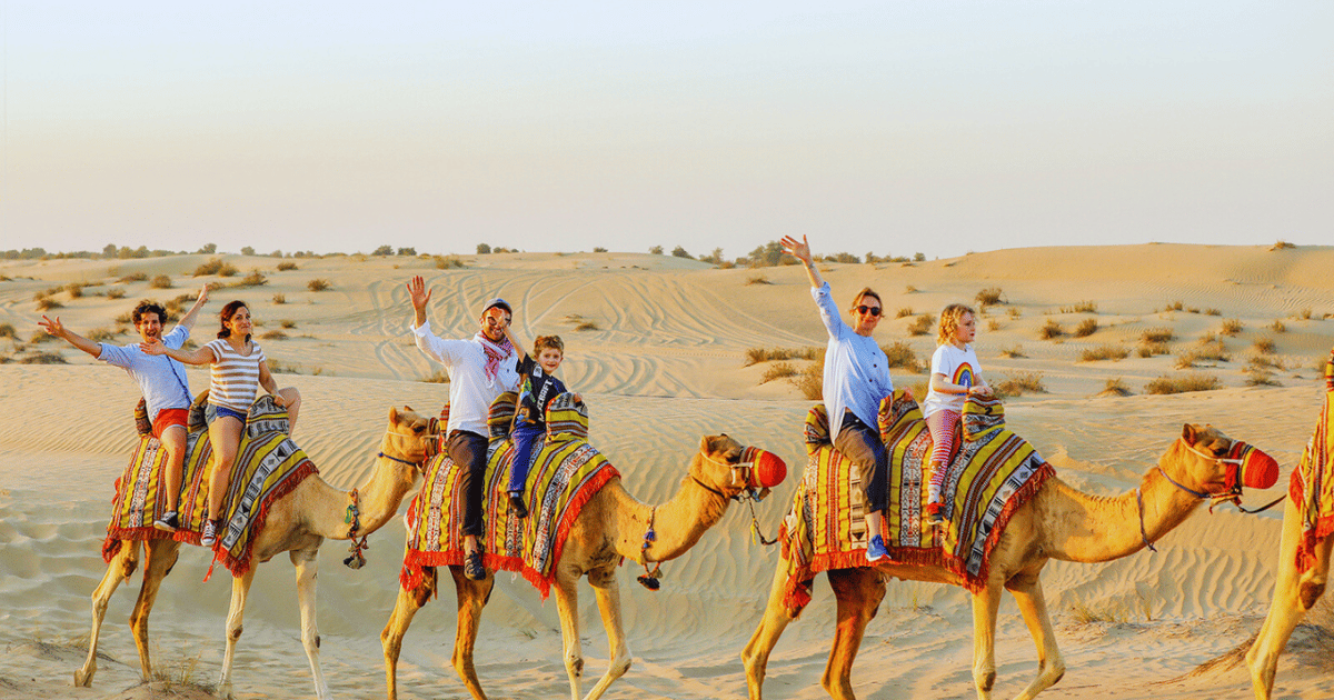 Dubai: Drop-Dune Bashing, Henna, and Camel Ride w/ Transfers | GetYourGuide