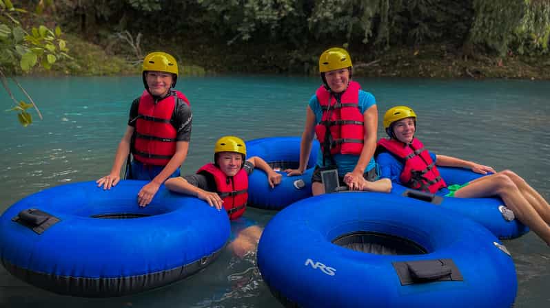 Katira: Guided Río Celeste Tubing Adventure with Fresh Fruit | GetYourGuide