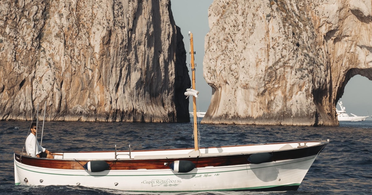 Capri Coast: Private 3-Hour Gozzo Boat Tour | GetYourGuide