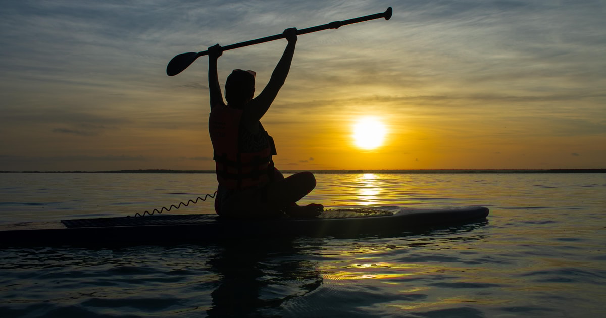 Bacalar: Sunrise Paddleboard Tour with Floating Picnic | GetYourGuide